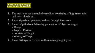 Radar and it's applications | PPTX