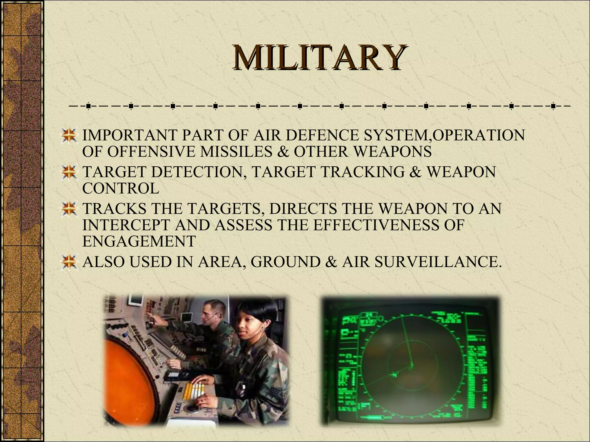 Radar system Communication Su12 | PPT