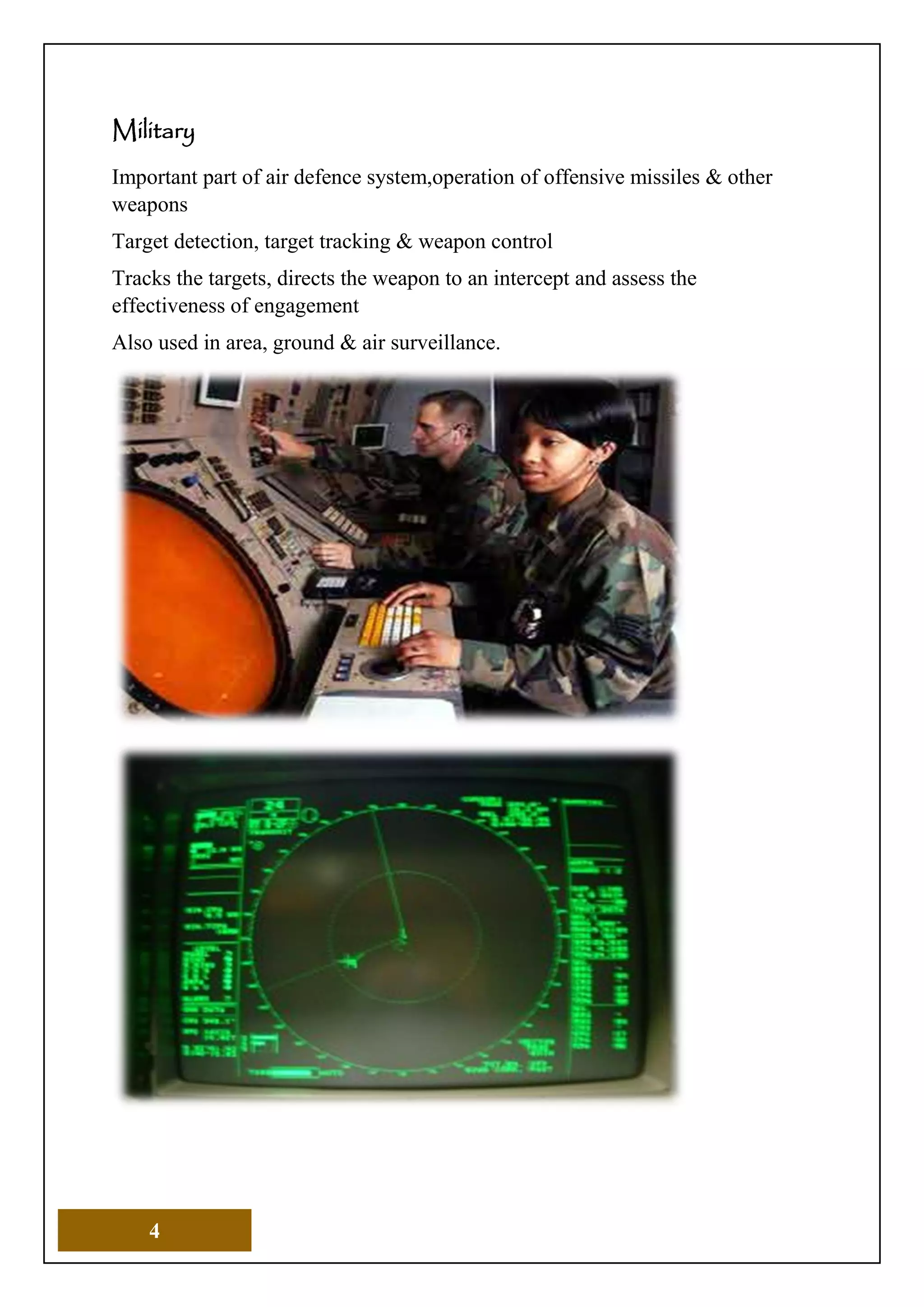 Radar applications | PDF