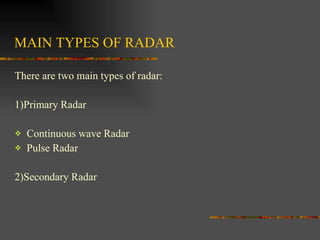Radar Basics | PPT
