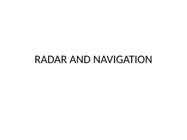 Basic Radar System Block Diagram consists of a transmitter and a ...