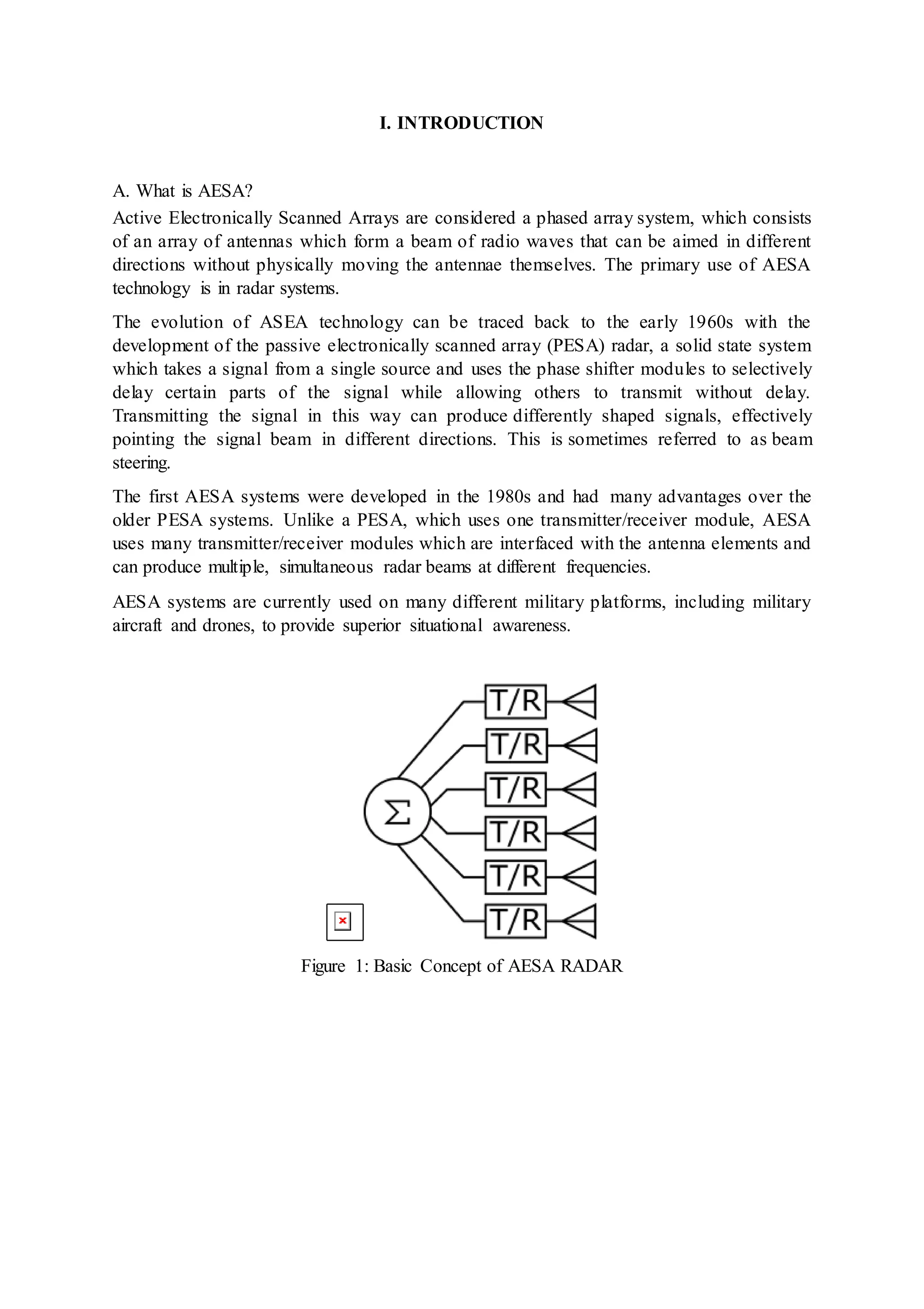 Radar case study on aesa radar | DOCX