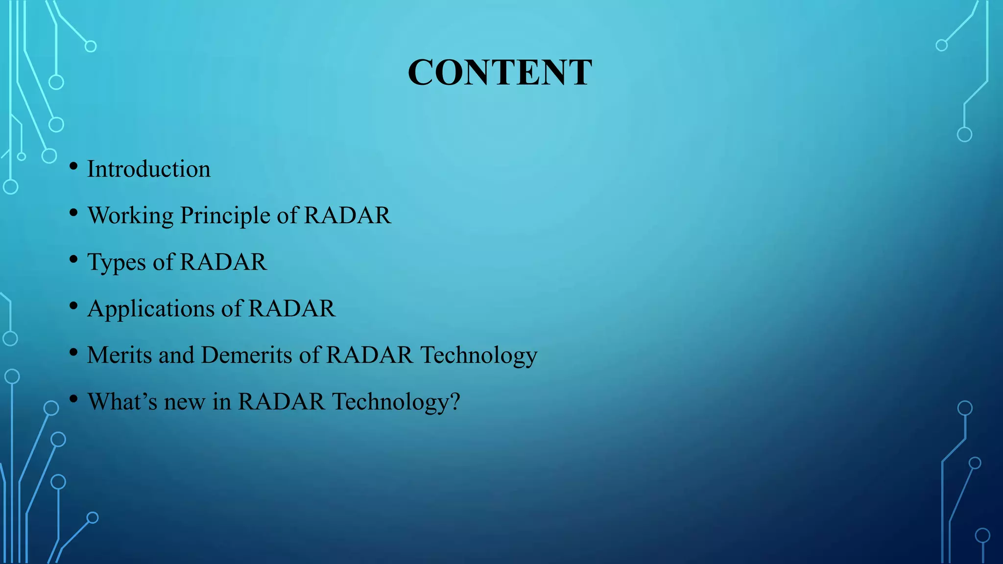 Radar communication | PPTX