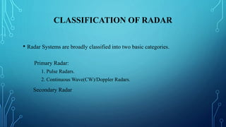 Radar communication | PPTX