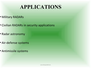RADAR Jamming and Anti-Jamming | PPT