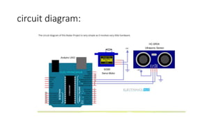 radar simulation using ultrasonic sensor | PPT