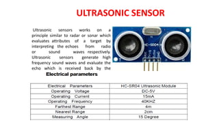 radar simulation using ultrasonic sensor | PPT