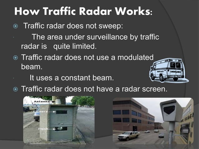 Radar traffic control | PPTX