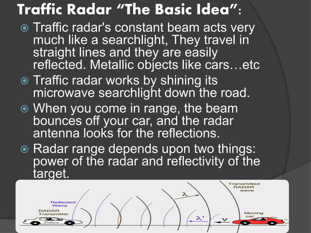 Radar traffic control | PPTX