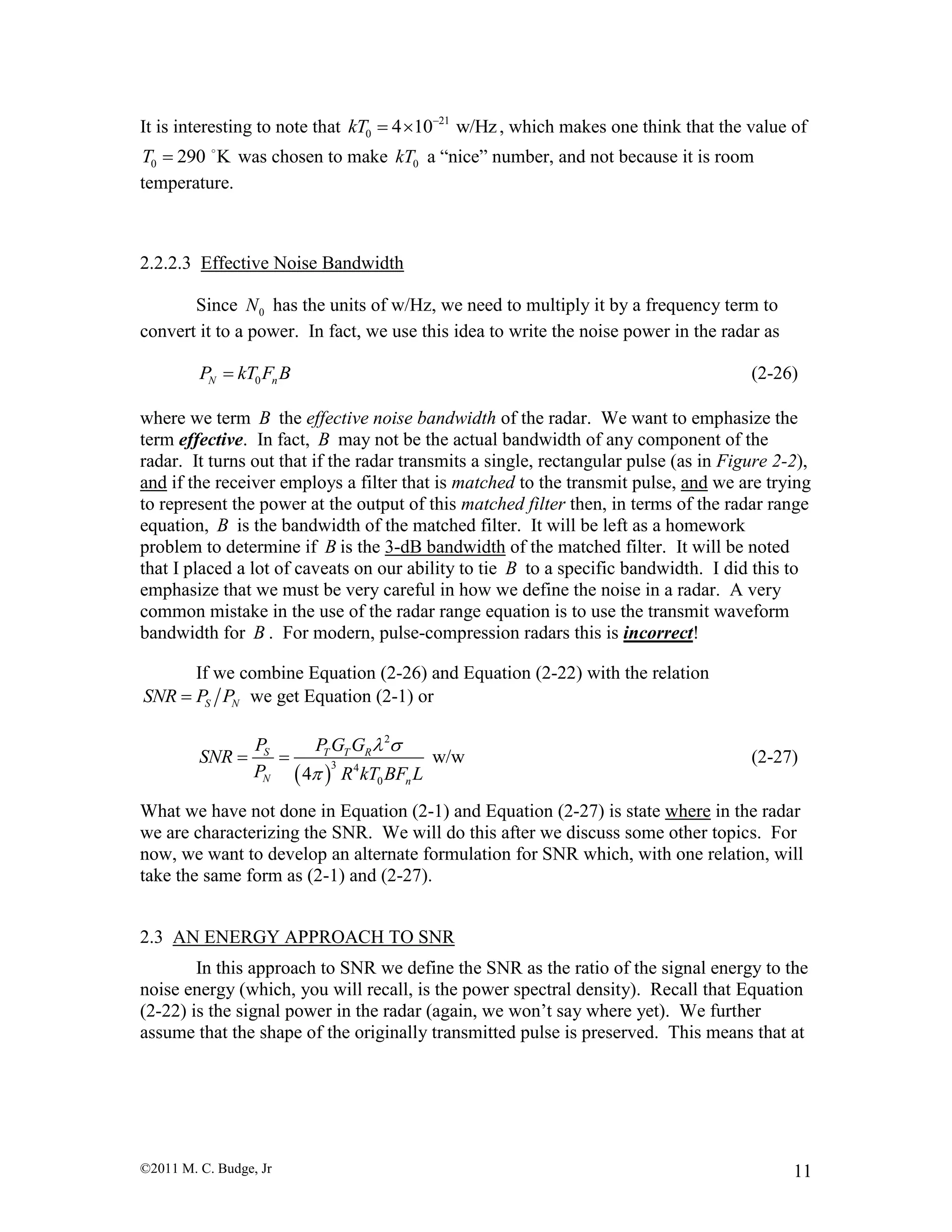 Radar Rangeequation22011 Pdf 8233