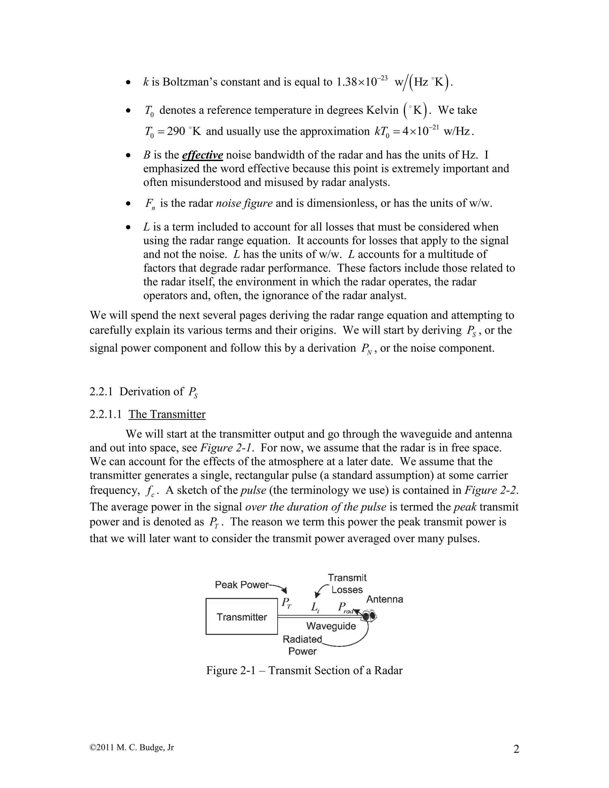 Radar rangeequation(2)2011 | PDF