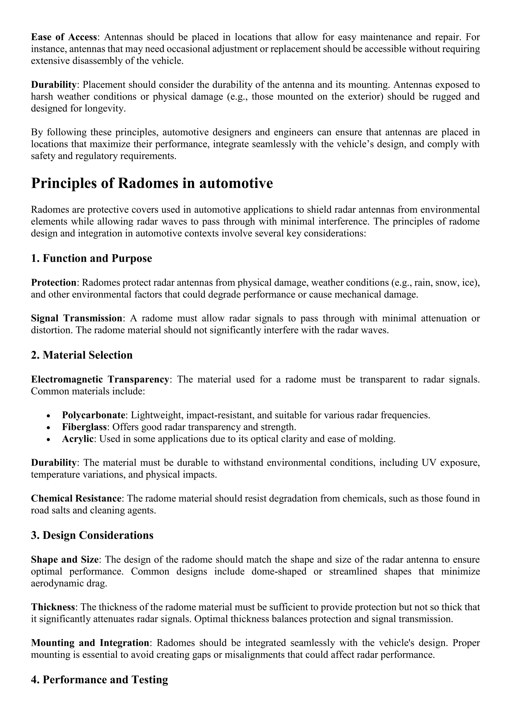 Radar Sensor Integration on Vehicle. | PDF