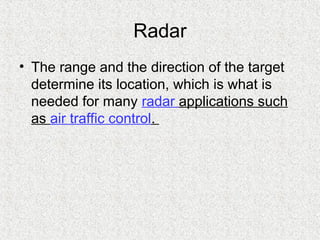 Radar setup and informational data process.ppt