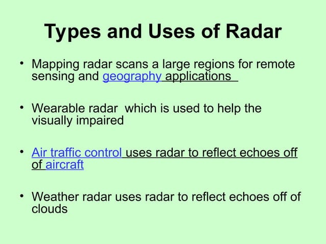 Radar setup and informational data process.ppt