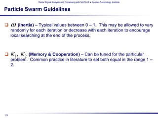 ATI's Radar Signal Analysis and Processing using MATLAB Technical Training Short Course Sampler ...