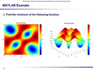 ATI's Radar Signal Analysis and Processing using MATLAB Technical Training Short Course Sampler ...