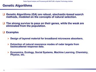 ATI's Radar Signal Analysis and Processing using MATLAB Technical Training Short Course Sampler ...