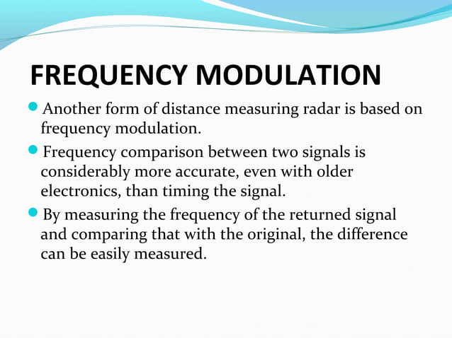 Radar signal processing | PPT