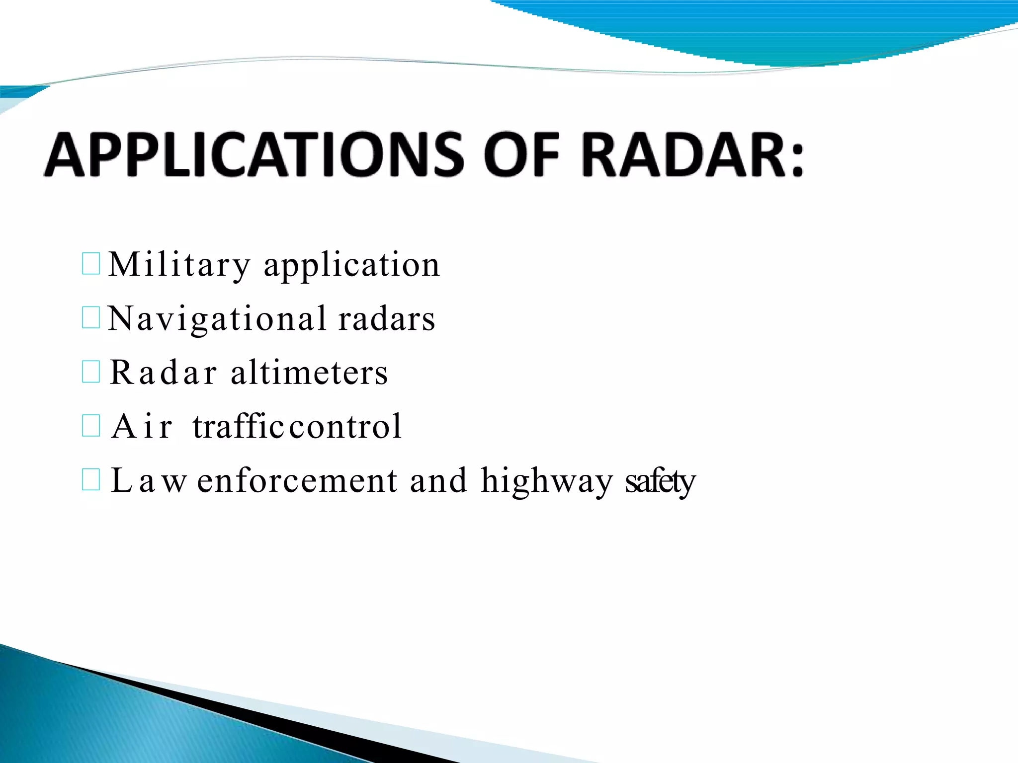 Radar signal process(Radar) | PPTX
