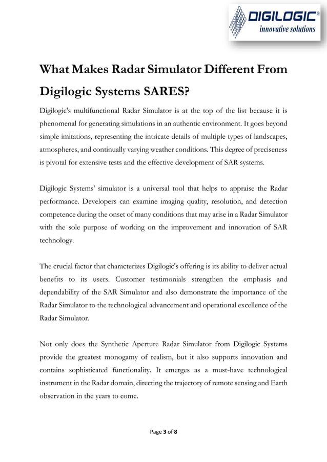 Radar Simulator | Digilogic Systems Pvt.Ltd | Simulation Video Games ...