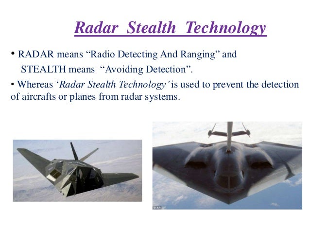 Radar stealth technology
