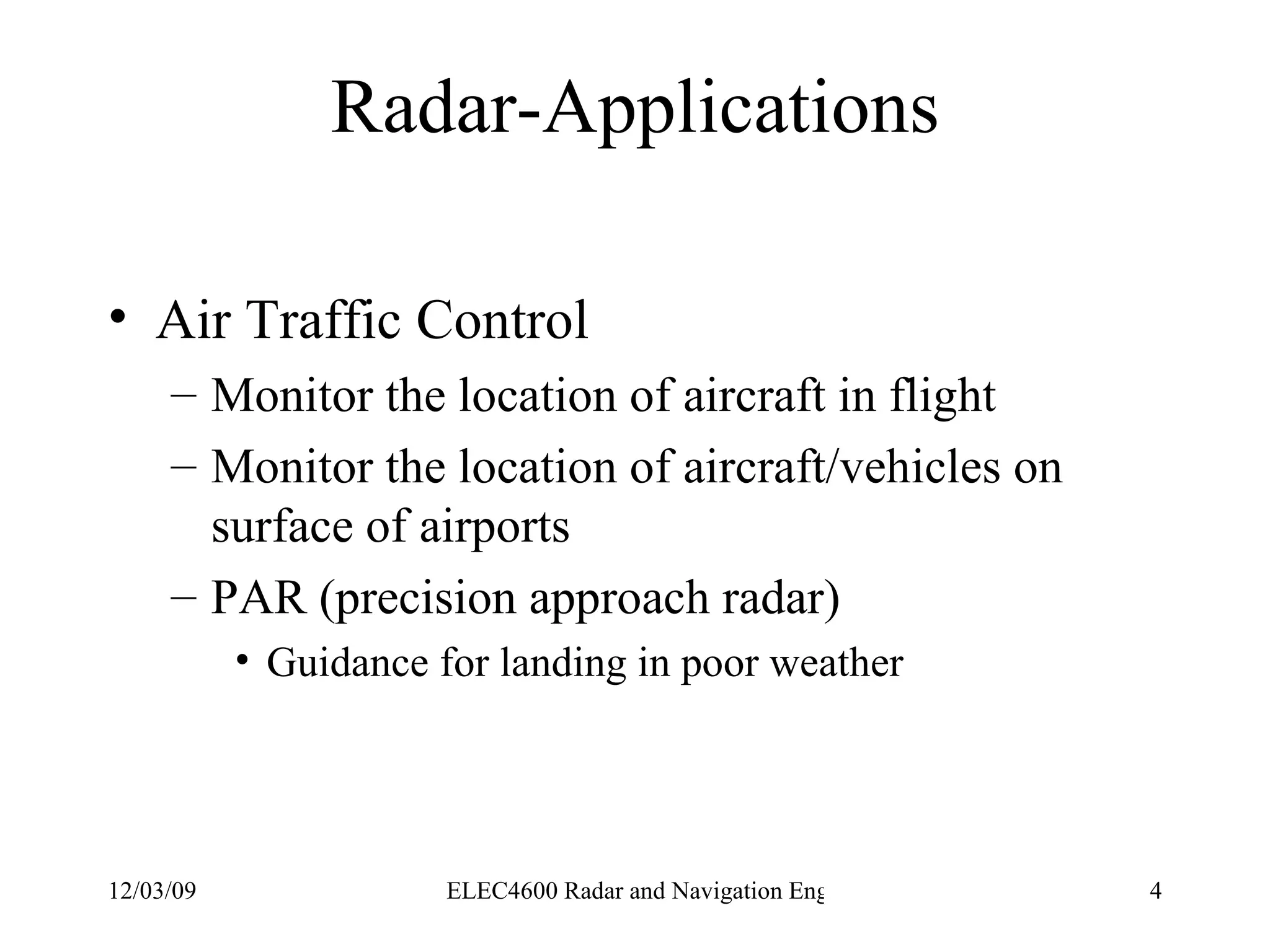 Components of a Pulse Radar System | PPT