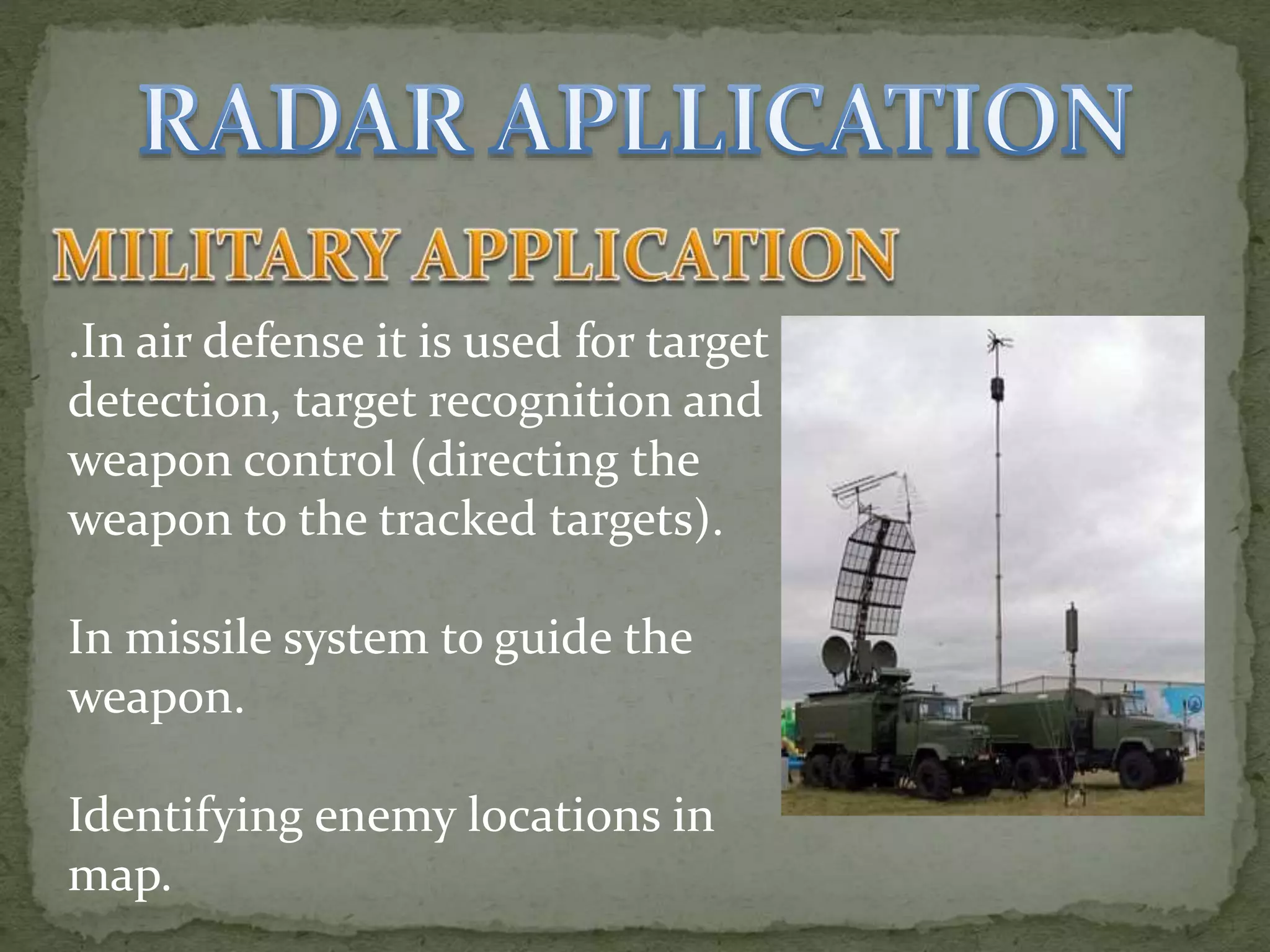 Radar system | PPTX