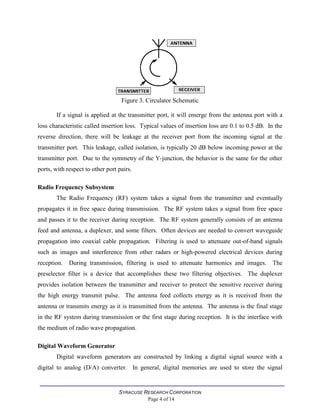 Radar system components and system design | PDF