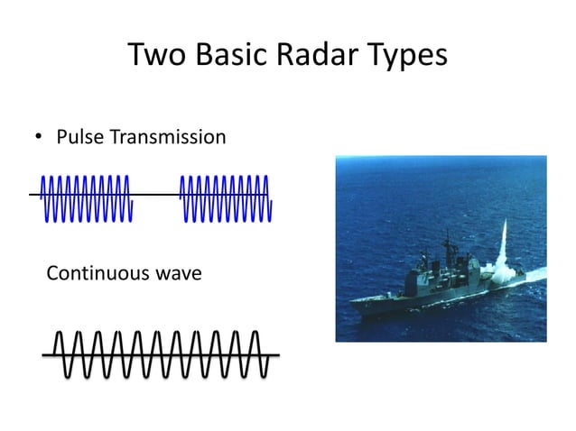Radar Systems - Electromagnetic Radiation | PPT