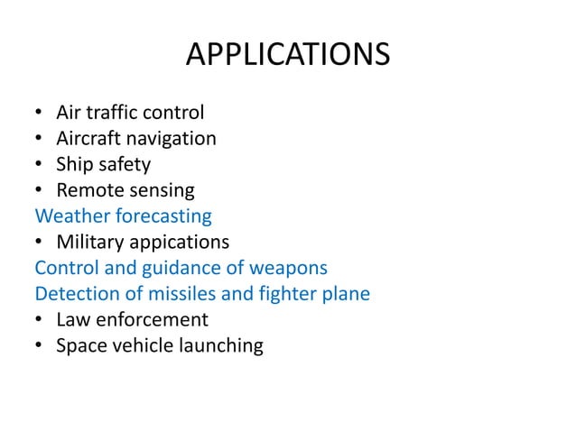 Radar Systems - Electromagnetic Radiation | PPT