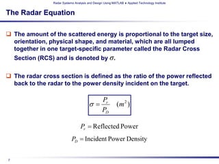 ATI's Radar Systems Analysis & Design using MATLAB Technical Training ...