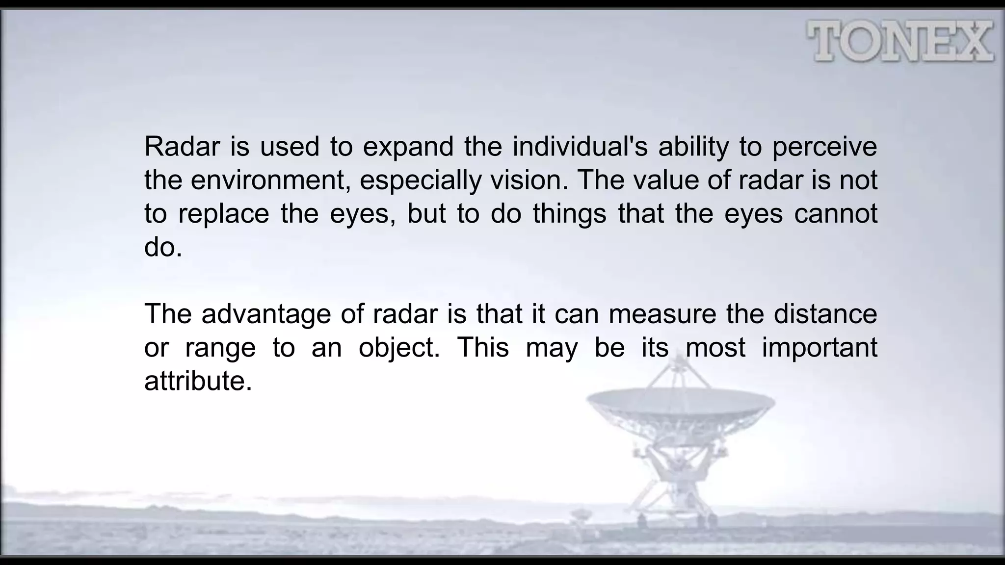 Fundamental Radar Concepts, Radar Systems Training | PPTX