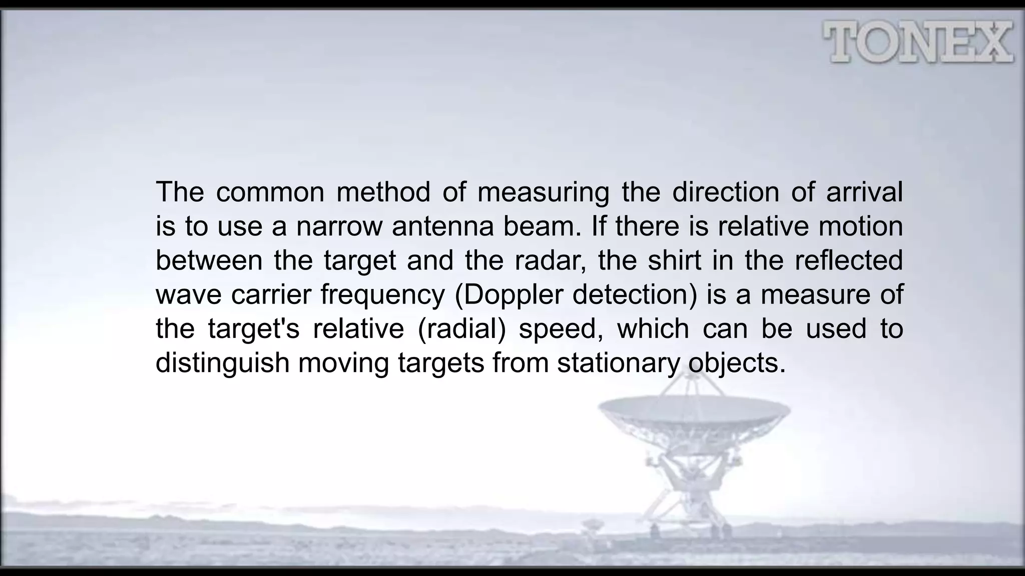 Fundamental Radar Concepts, Radar Systems Training | PPTX