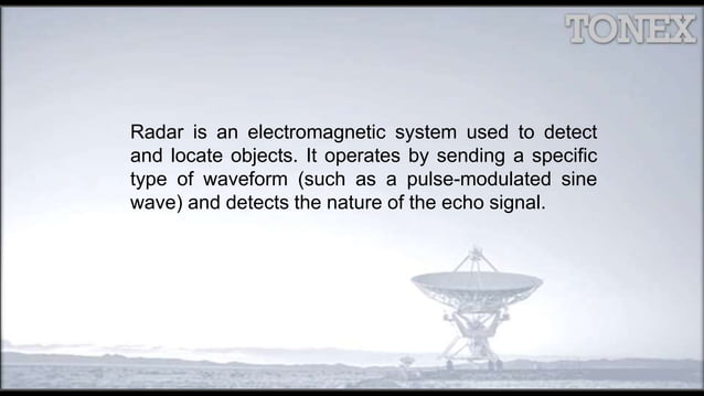 Fundamental Radar Concepts, Radar Systems Training | PPTX