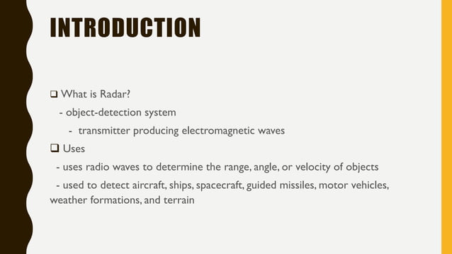 Radar system using arduino | PDF | Technology & Computing