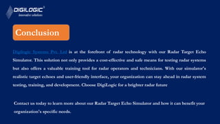 Radar Target Echo Simulator | PPTX