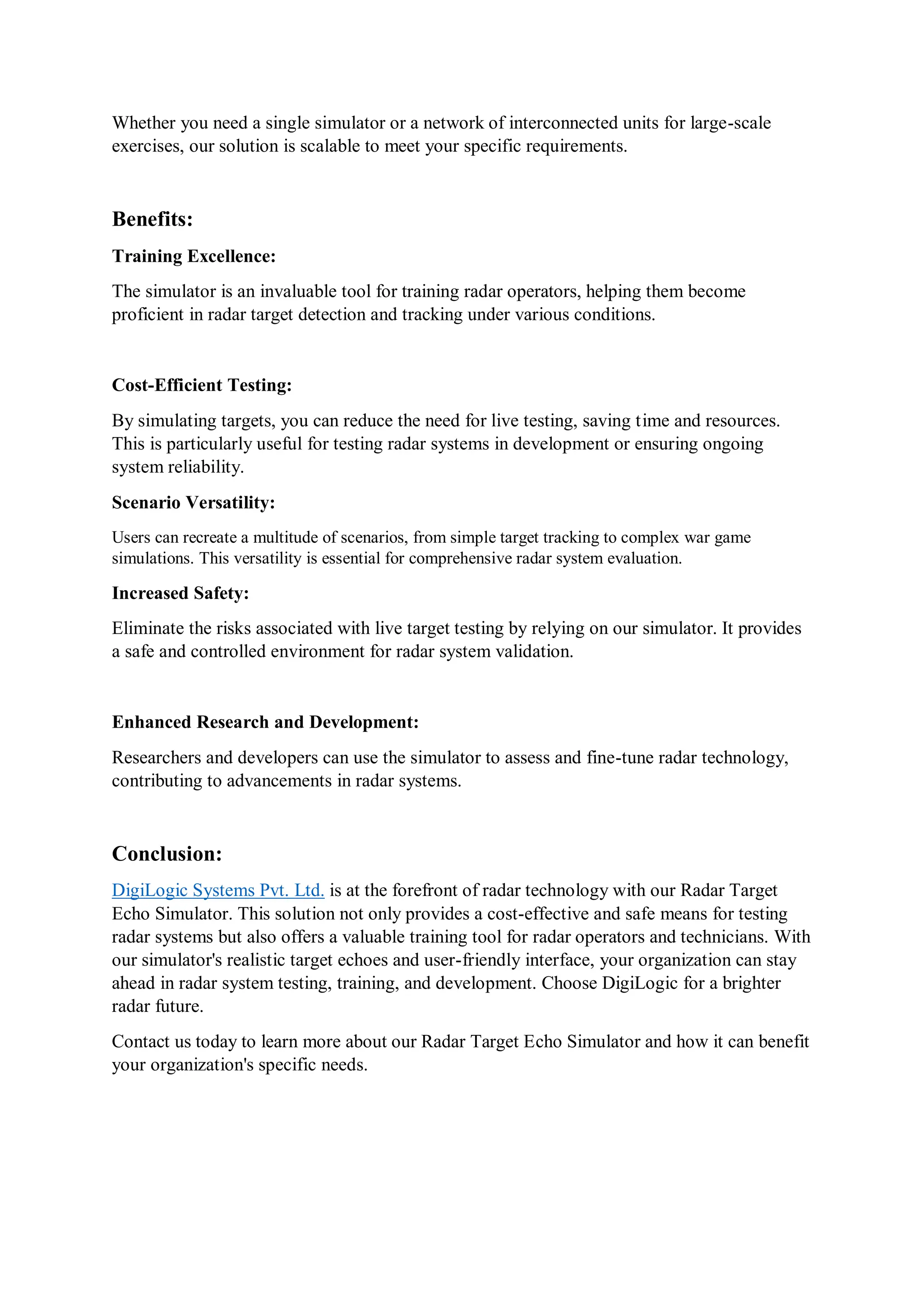 Radar Target Echo Simulator | PDF