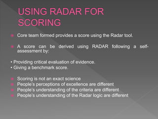 EFQM European Foundation Of Quality Management - Radar Model | PPTX