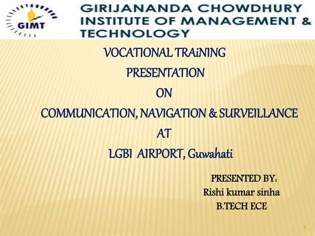 Communication Navigation & Surveillance | PPTX