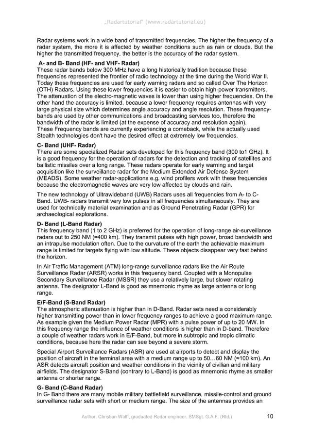 Radar tutorial | PDF | Technology & Computing