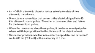 Radar using ultrasonic sensor and arduino.pptx