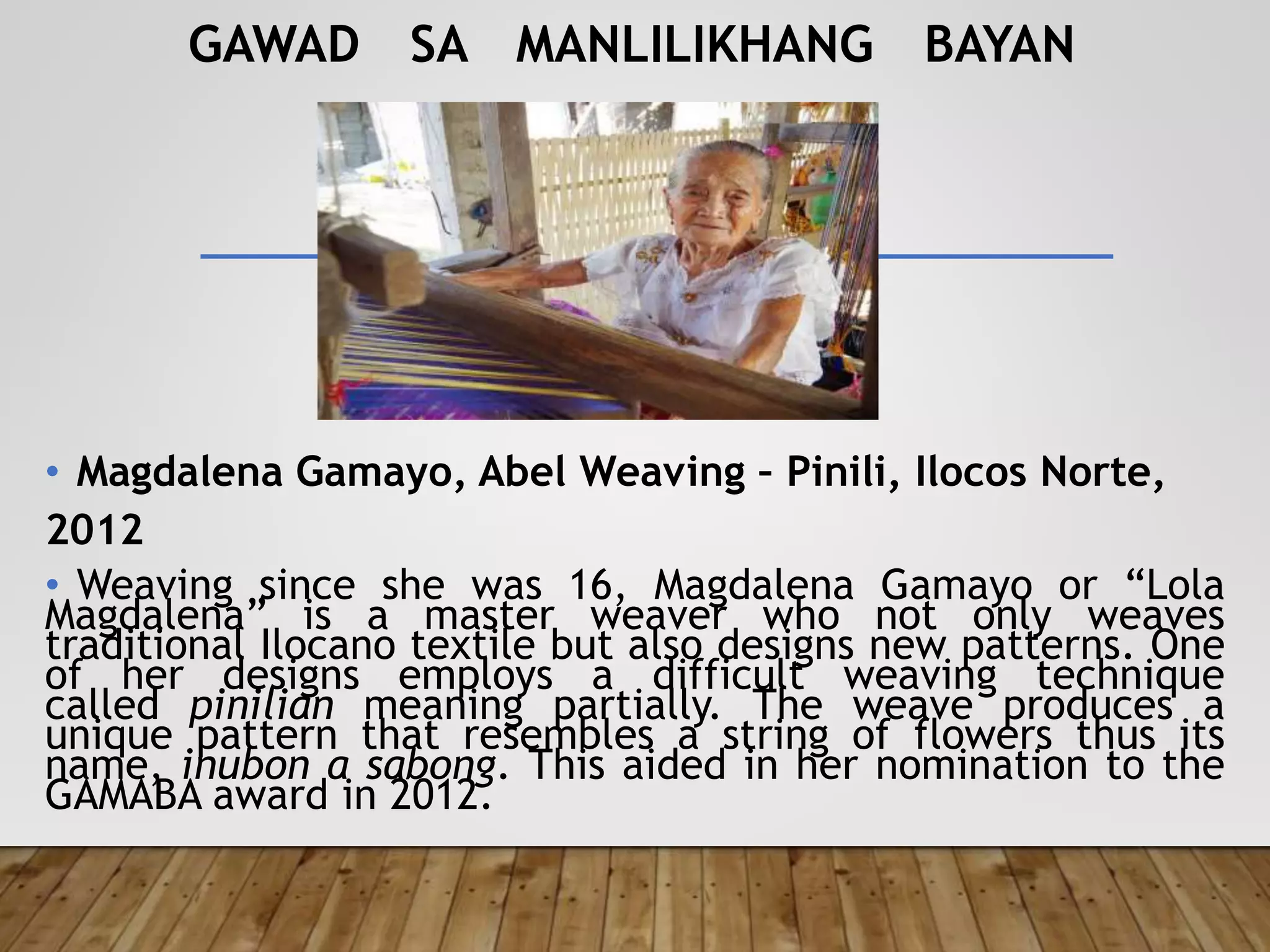 Contemporary Arts of Ilocos Region | PPTX