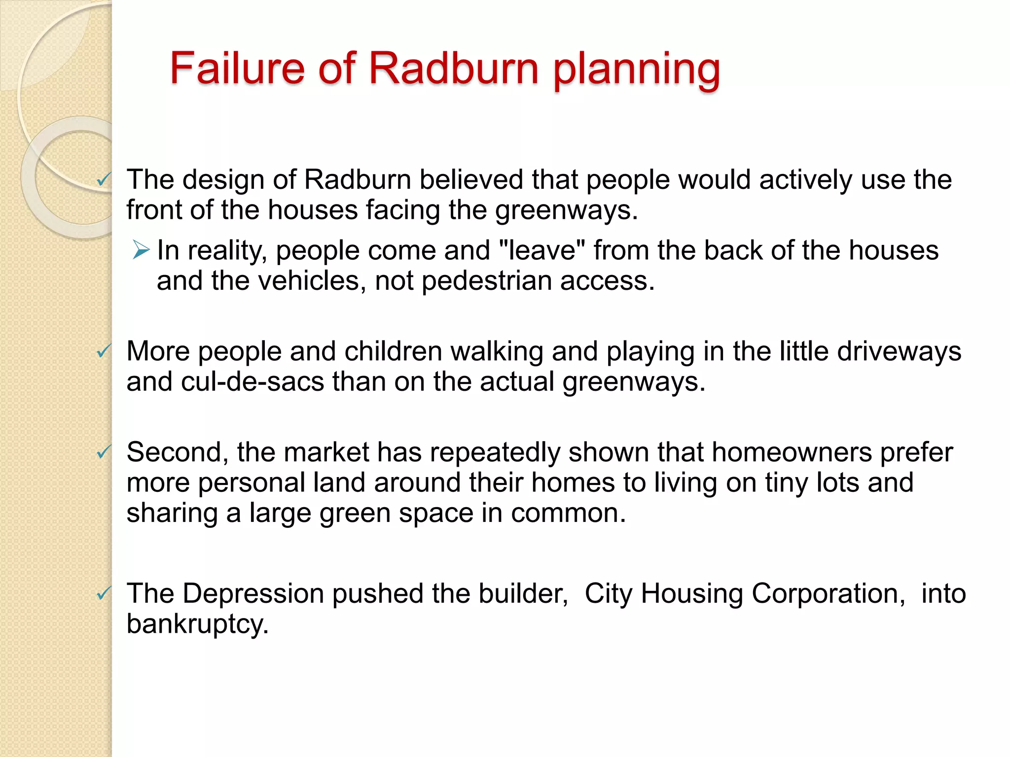 Radburn city, vikas rathore | PPTX