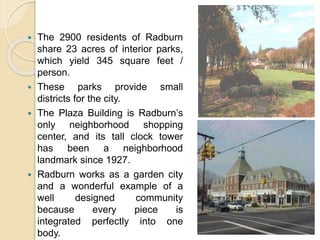 Radburn city, vikas rathore | PPTX