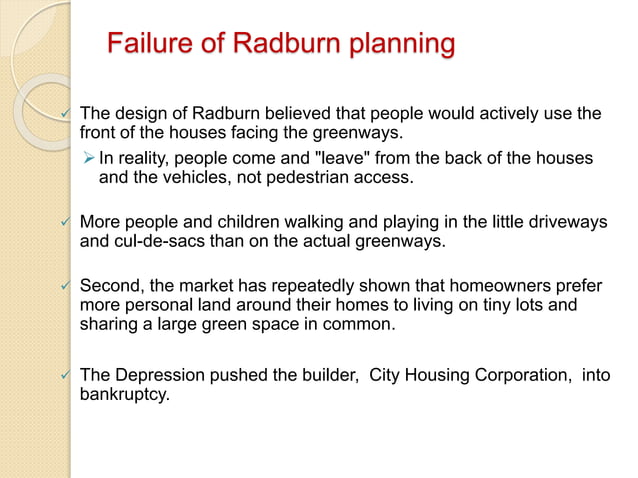 Radburn city, vikas rathore | PPTX | Houses | Real Estate