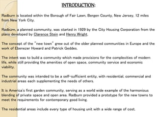 Radburn city, vikas rathore | PPTX