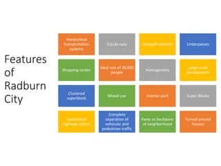 Radburn city planning | PPTX