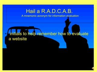 Radcab Short | PPT