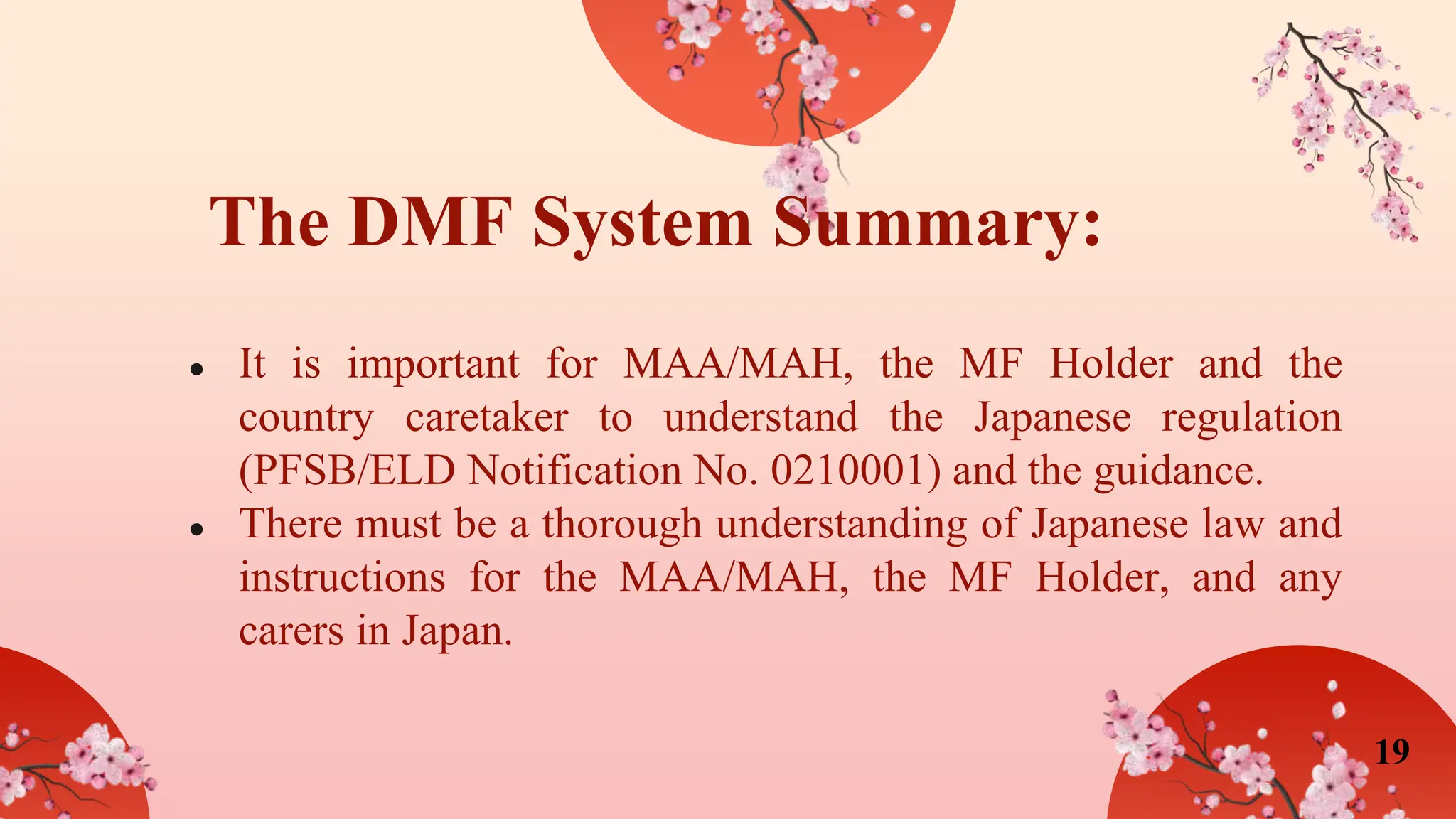 Drug Master File of Japan & regulatory requirements. | PPTX