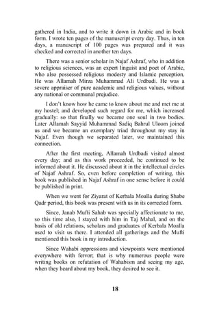 Radde Wahabiya (English Translation) - by Ayatullah Al Uzma Syed Ali ...